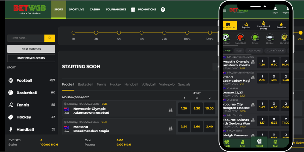 BetWGB was rebranded from Winners Golden Bet (WGB)